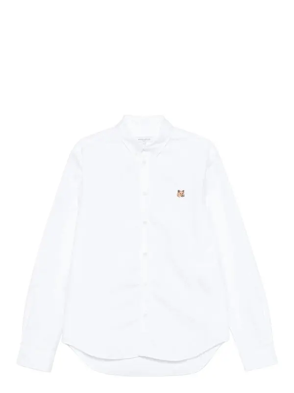 Maison Kitsuné Mini Fox Head Shirt - White