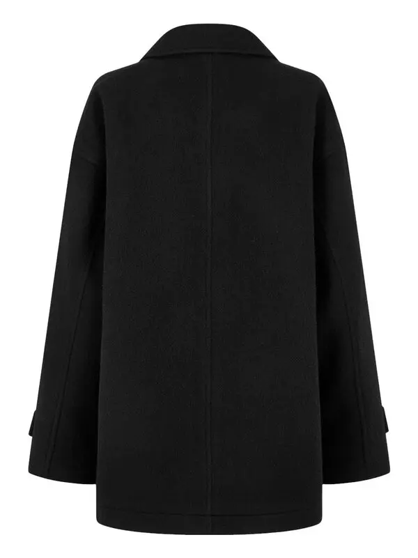 STUDIO TOMBOY Double-breasted Coat - Black