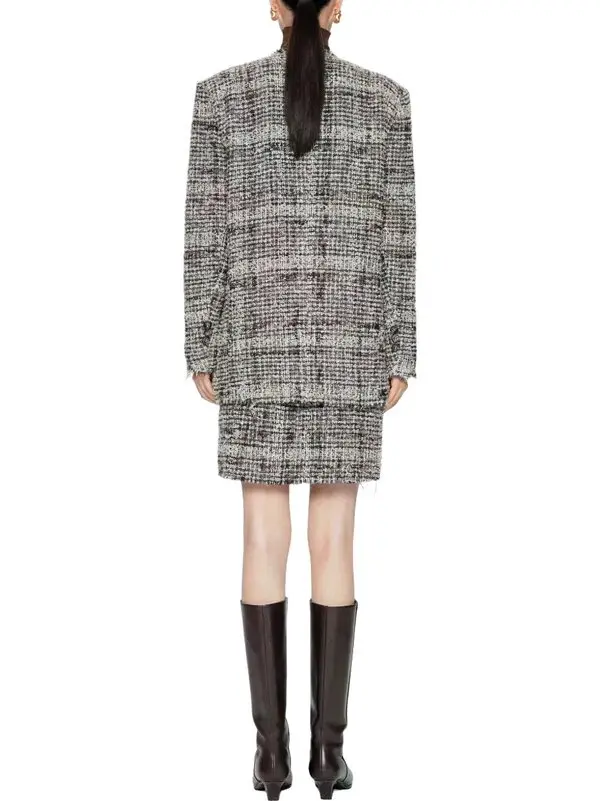 JNBY V-neck Tweed Jacket - Black