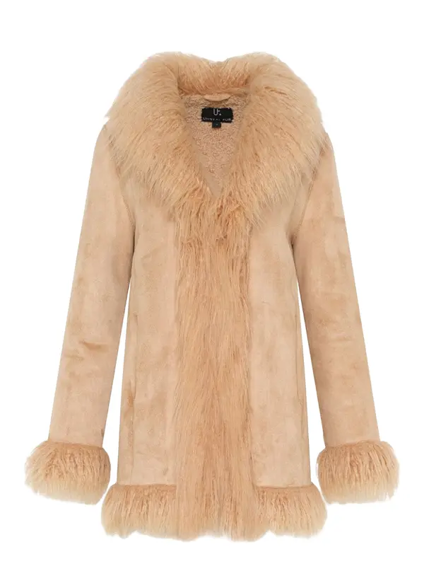 UNREAL FUR Avant Garde Coat - Neutrals