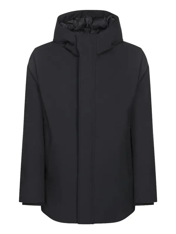 DUNO Three-quarter Hooded Parka - Black