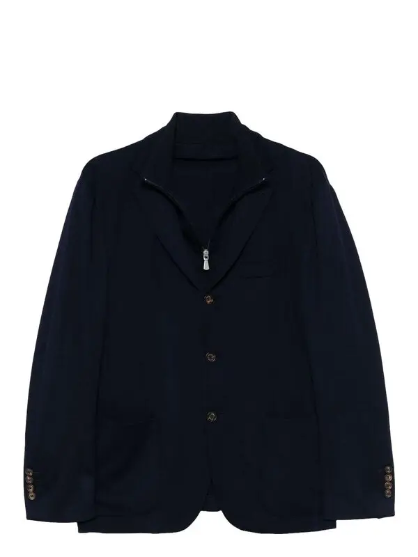 Eleventy Layered Blazer - Blue