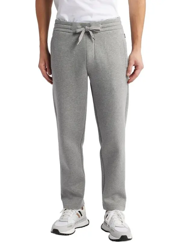 BOSS Levette Cotton Blend Sweatpants - Silver