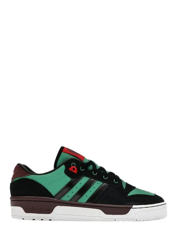 Adidas Rivalry Low Demon Slayer Tanjiro Sneakers - Core Black/pantone