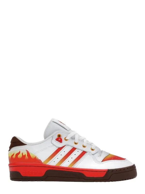 Adidas Rivalry Low Demon Slayer Rengoku Sneakers - Cloud White/red/crew Yellow
