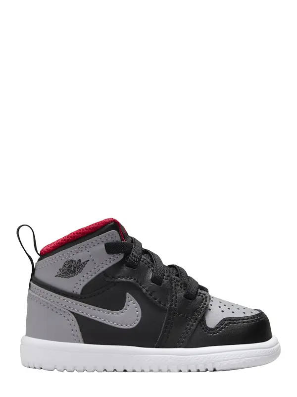 JORDAN 1 Mid Alt Sneakers - Black/fire Red/white
