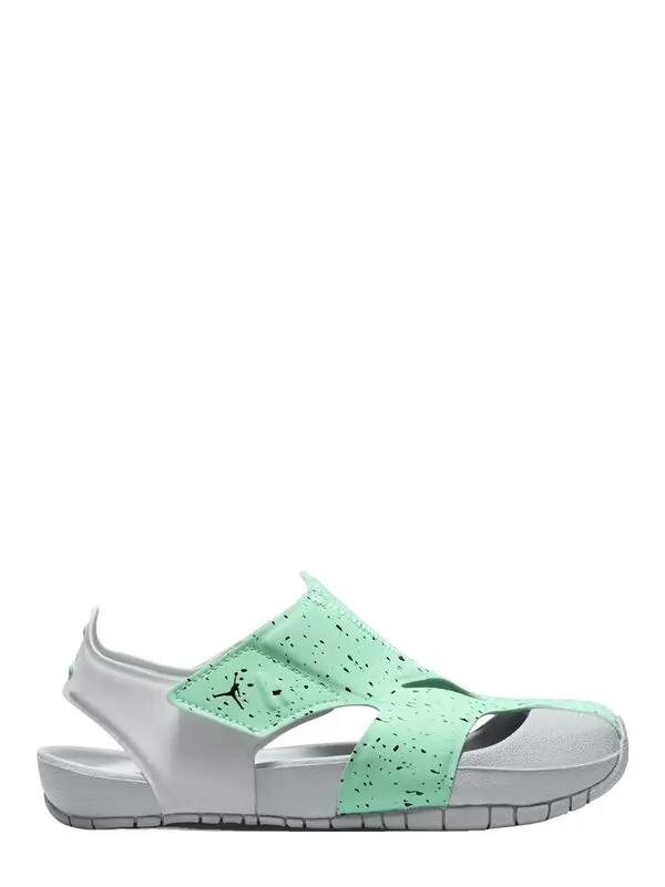 JORDAN Flare Sandals - Green Glow/wolf Grey/white