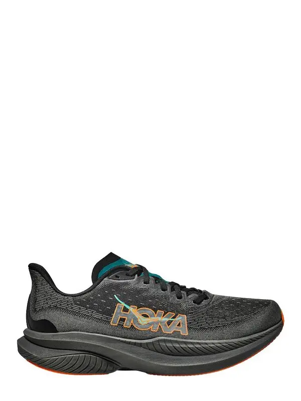 Hoka One One Mach 6 Sneakers - Black/electric Tangerine