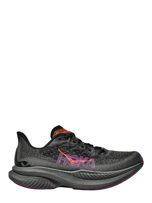 Hoka One One Mach 6 Sneakers - Black/fuchsia