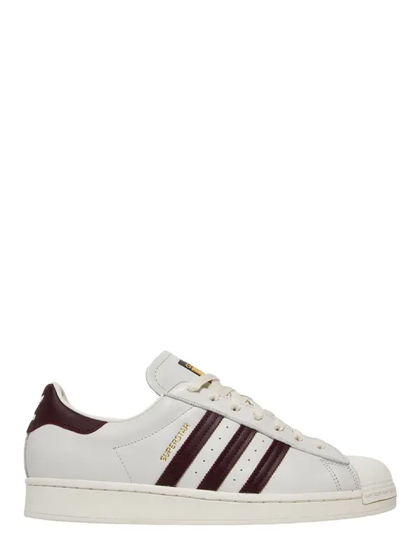Adidas Superstar Off White Maroon - Red