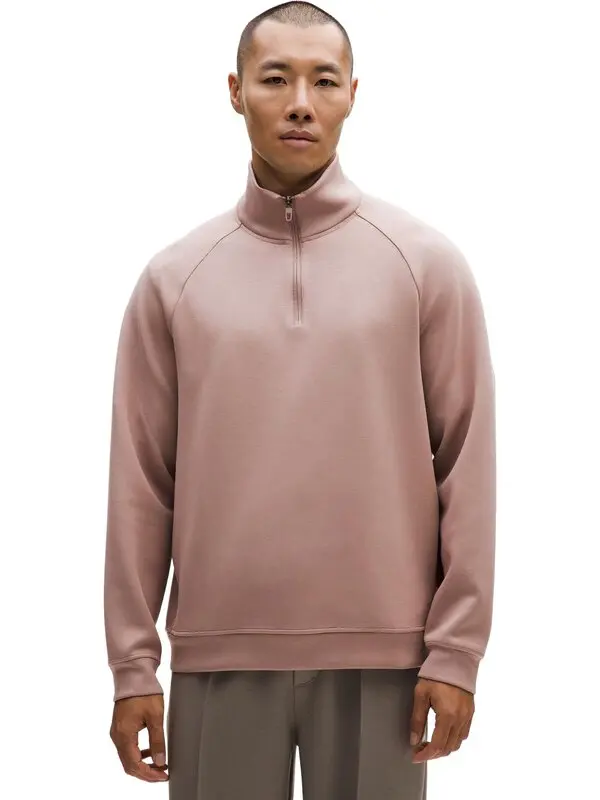 Lululemon Smooth Spacer Quarter Zip - Ashen Rose
