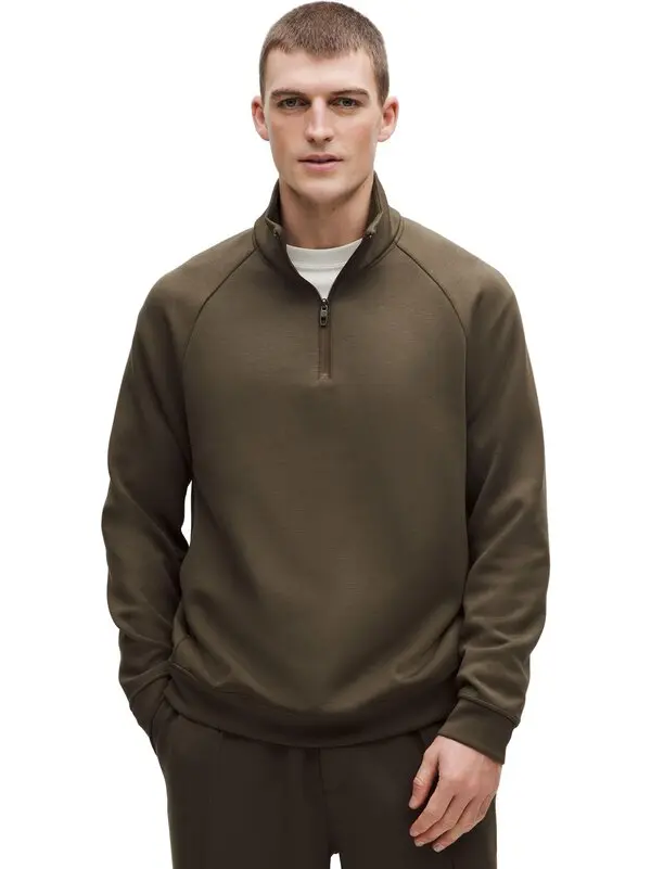 Lululemon Smooth Spacer Quarter Zip - Olive Brown