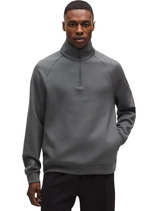 Lululemon Smooth Spacer Quarter Zip - Onyx Grey