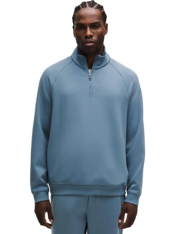 Lululemon Smooth Spacer Quarter Zip - Steel Blue