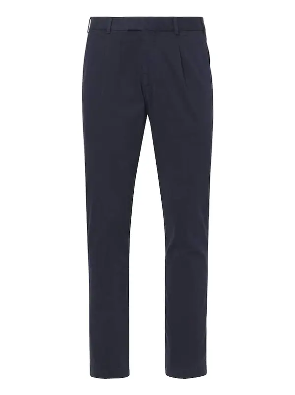 Thom Sweeney Straight Leg Pants - Blue