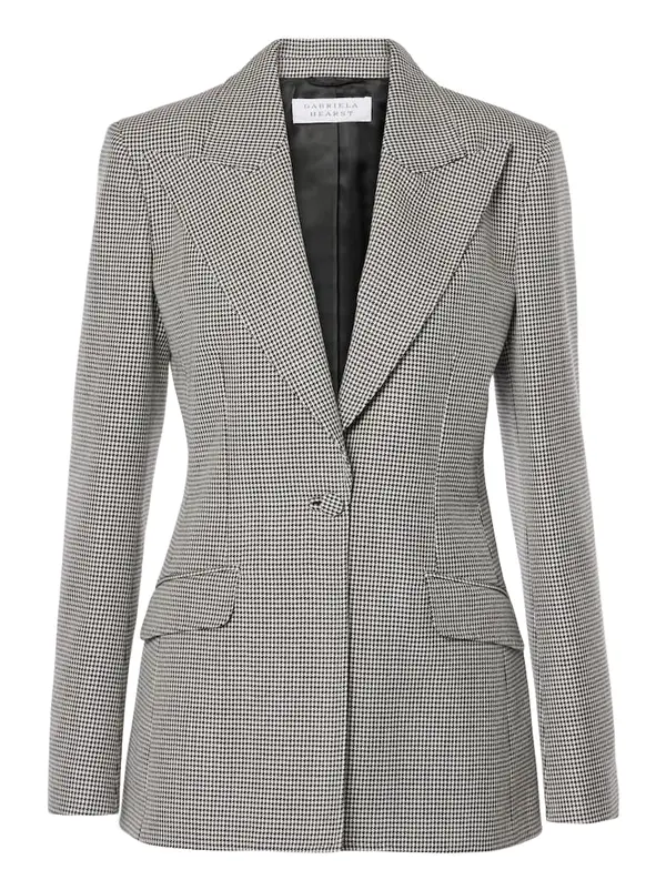 Gabriela Hearst Leiva Wool Blazer - Black