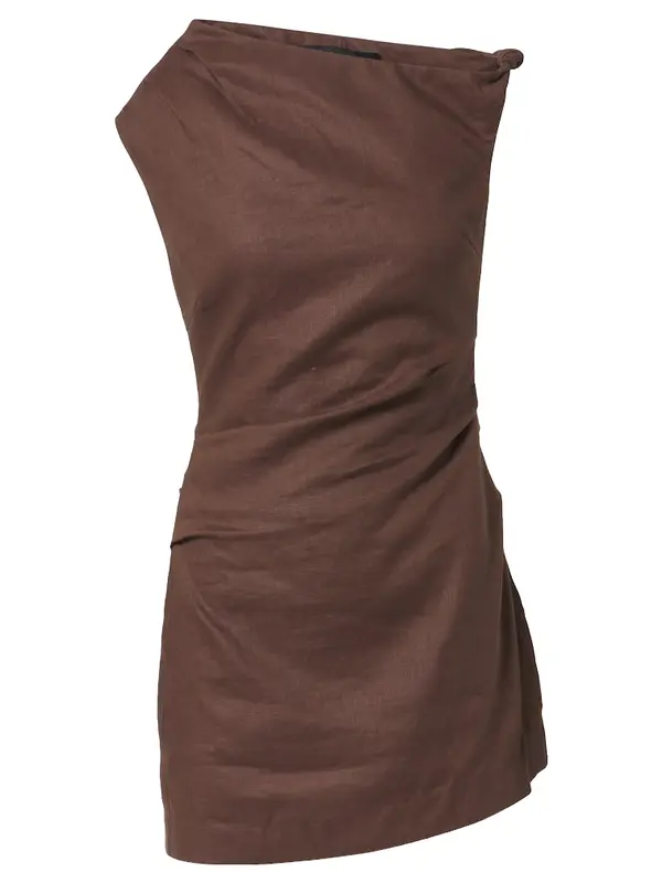 Sir The Label Tamara Mini Dress - Brown