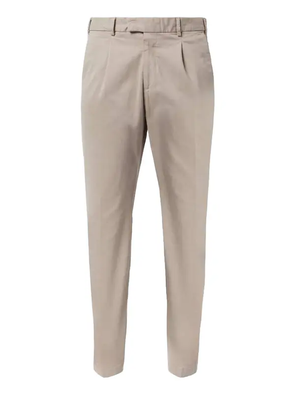 Thom Sweeney Cotton Straight Pants - White