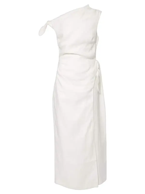 Sir The Label Tamara Linen Maxi Dress - White