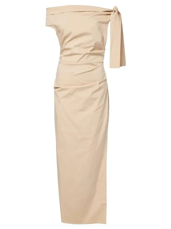 SIR. Dahlia Off-shoulder Gown - Beige