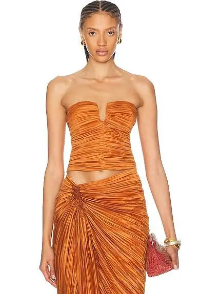 Cult Gaia Maria Top - Bourbon