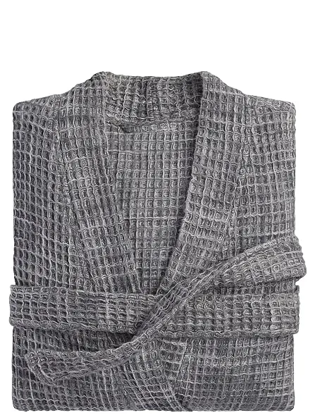 PARACHUTE Waffle Robe - Grey