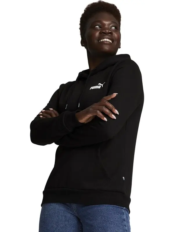 PUMA Essentials Small Logo Hoodie - Black