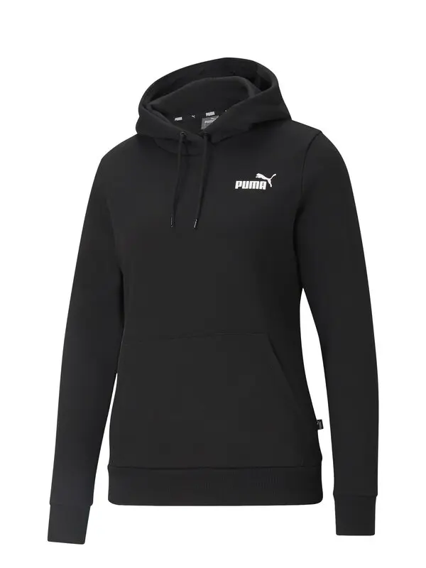 PUMA Essentials Small Logo Hoodie - Black