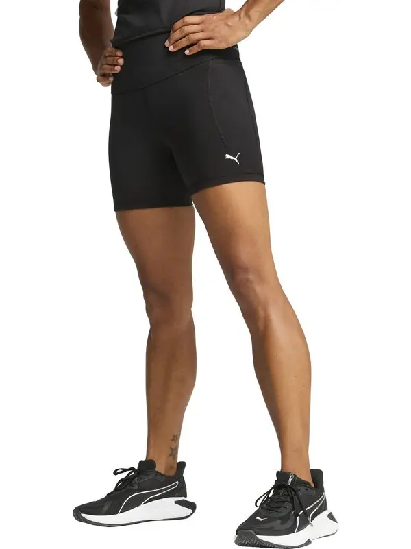 PUMA Cloudspun High-waist 5" Tight Shorts - Black