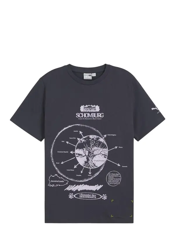 PUMA We Are Legends X Schomburg Graphic T-shirt - Gray