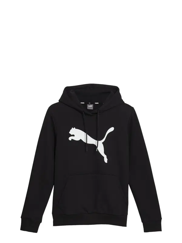 PUMA Essentials Big Cat Logo Hoodie - Black