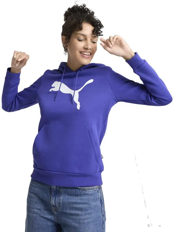 PUMA Essentials Big Cat Logo Hoodie - Blue