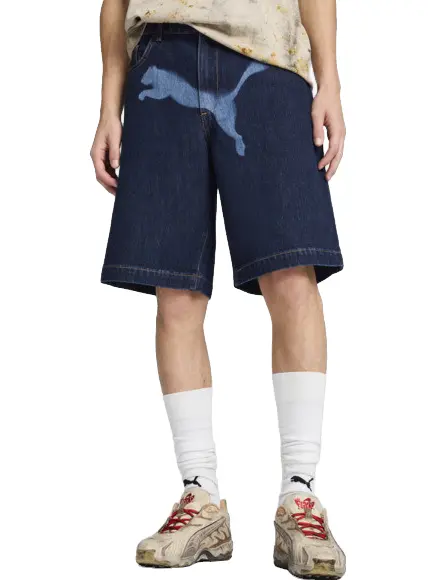 PUMA A$ap Rocky X Denim Shorts - Dark Denim