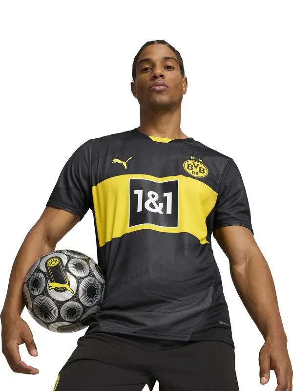 PUMA Borussia Dortmund 24/25 Replica Away Soccer Jersey - Black
