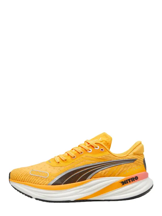 PUMA Magnify Nitro™ Tech 2 Running Shoes - Sun Stream-sunset Glow- White