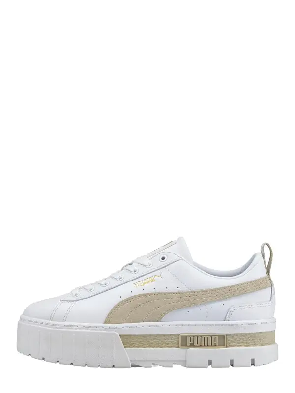 PUMA Mayze Leather Sneakers - White