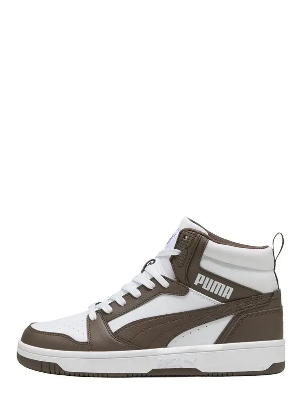 PUMA Rebound V6 Mid Top Sneakers - White