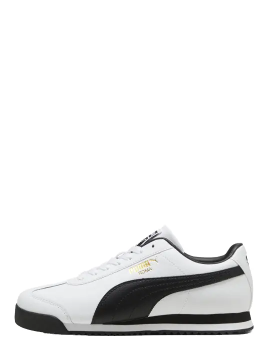 PUMA Roma 24 Sneakers - White- Black- Team Gold