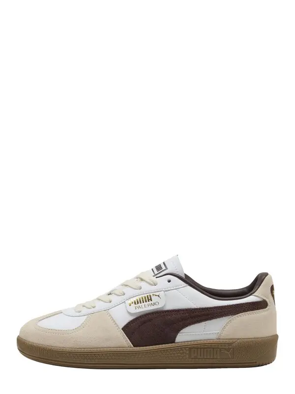 PUMA Palermo Leather Sneakers - White