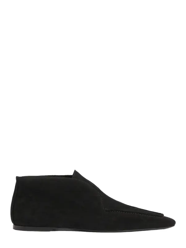 TOTEME Loafer Boots - Black