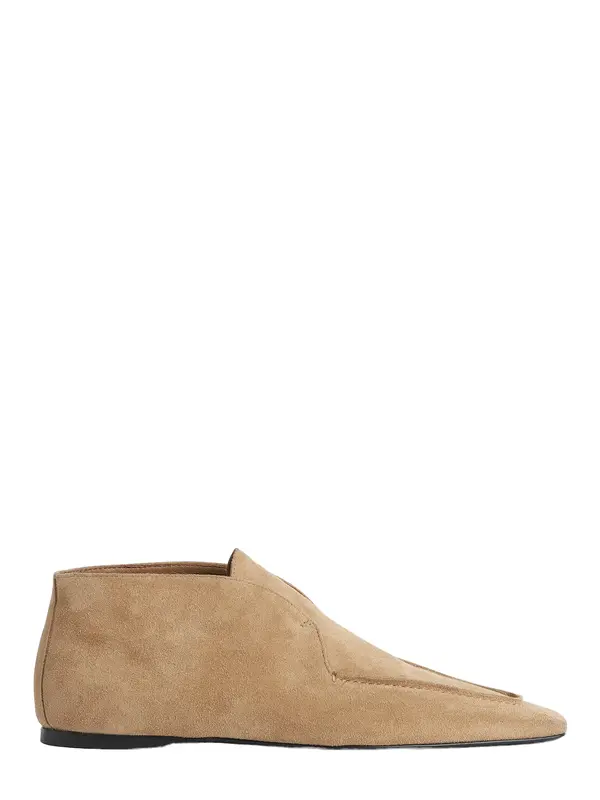 TOTEME Loafer Boots - Camel