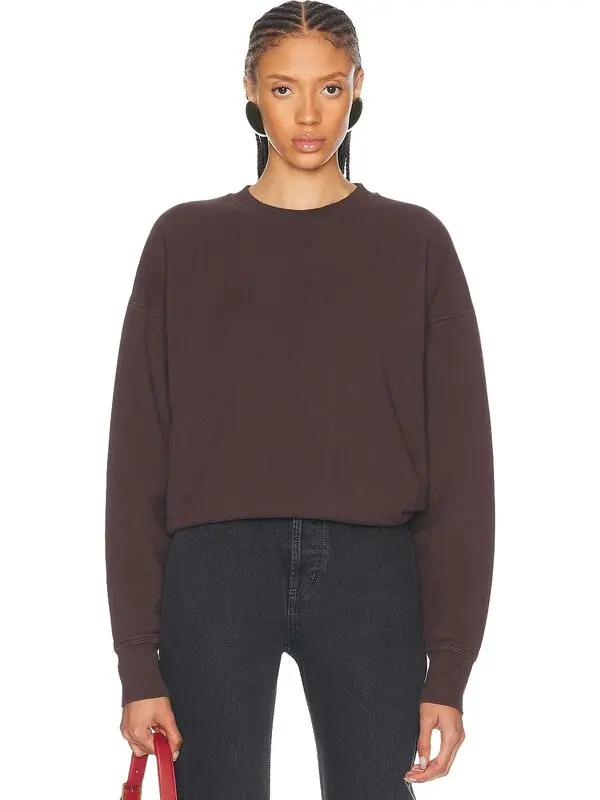 Saint Laurent Crewneck Sweatshirt - Taupe Glace