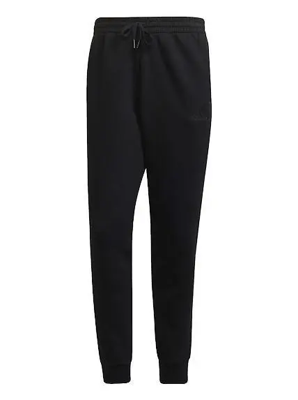 Adidas Essentials French Terry Taperedcuff 3stripes Pants - Black