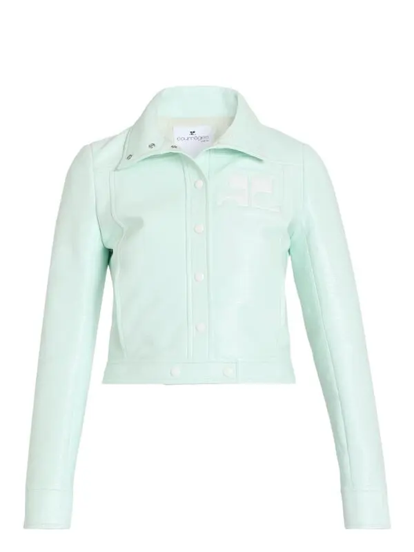 COURREGES Vinyle Reedition Jacket - Light Mint