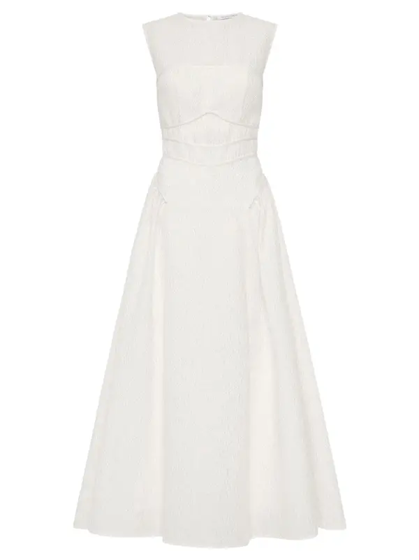Rachel Gilbert Sophia Ankle-length Dress - White