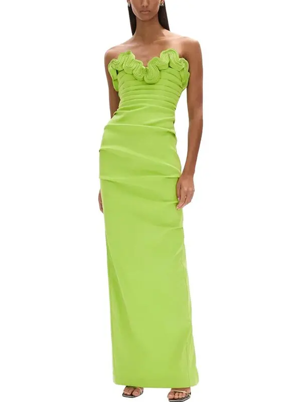 Rachel Gilbert Ren Gown - Green