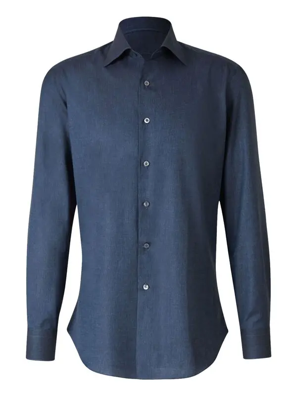 FRAY Twill Shirt - Blue