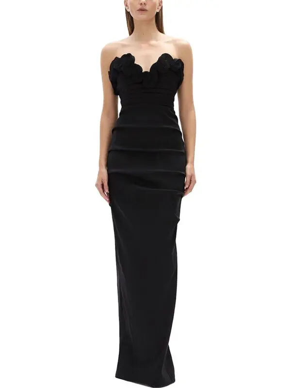 Rachel Gilbert Ren Gown - Black