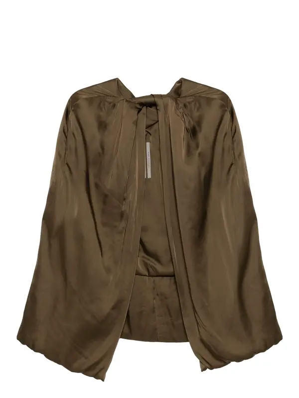 Rick Owens Masto Cape - Brown
