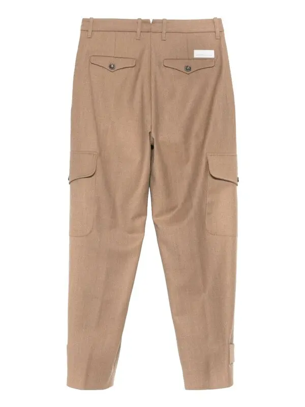 NINE:INTHE:MORNING Sophie Cargo Trousers - Brown